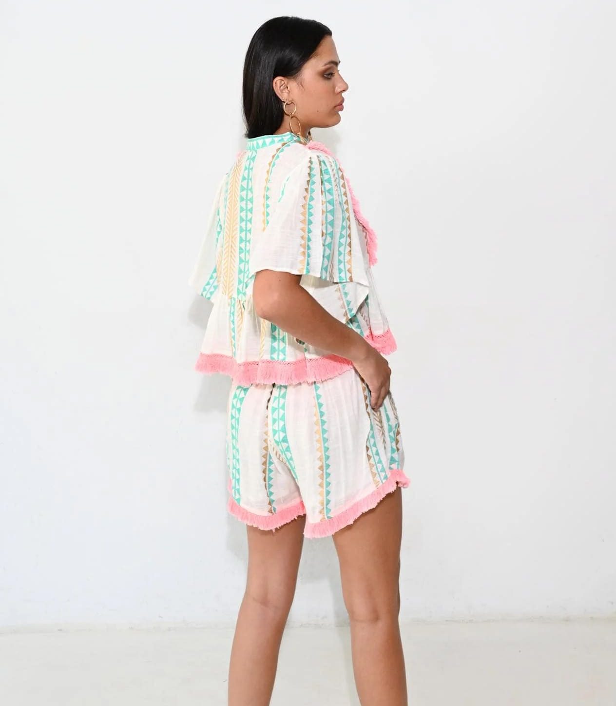 CONJUNTO BELLA CORTO ROSA